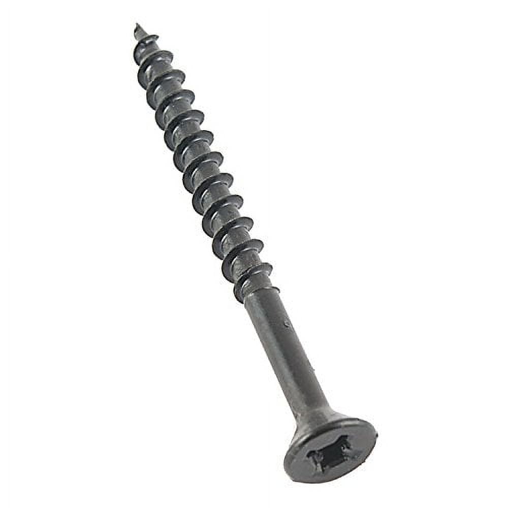 AP Products 012-FSQ50 BL 8 X 1-1/4 Black Flat Head Screws, 1-1/4 ...