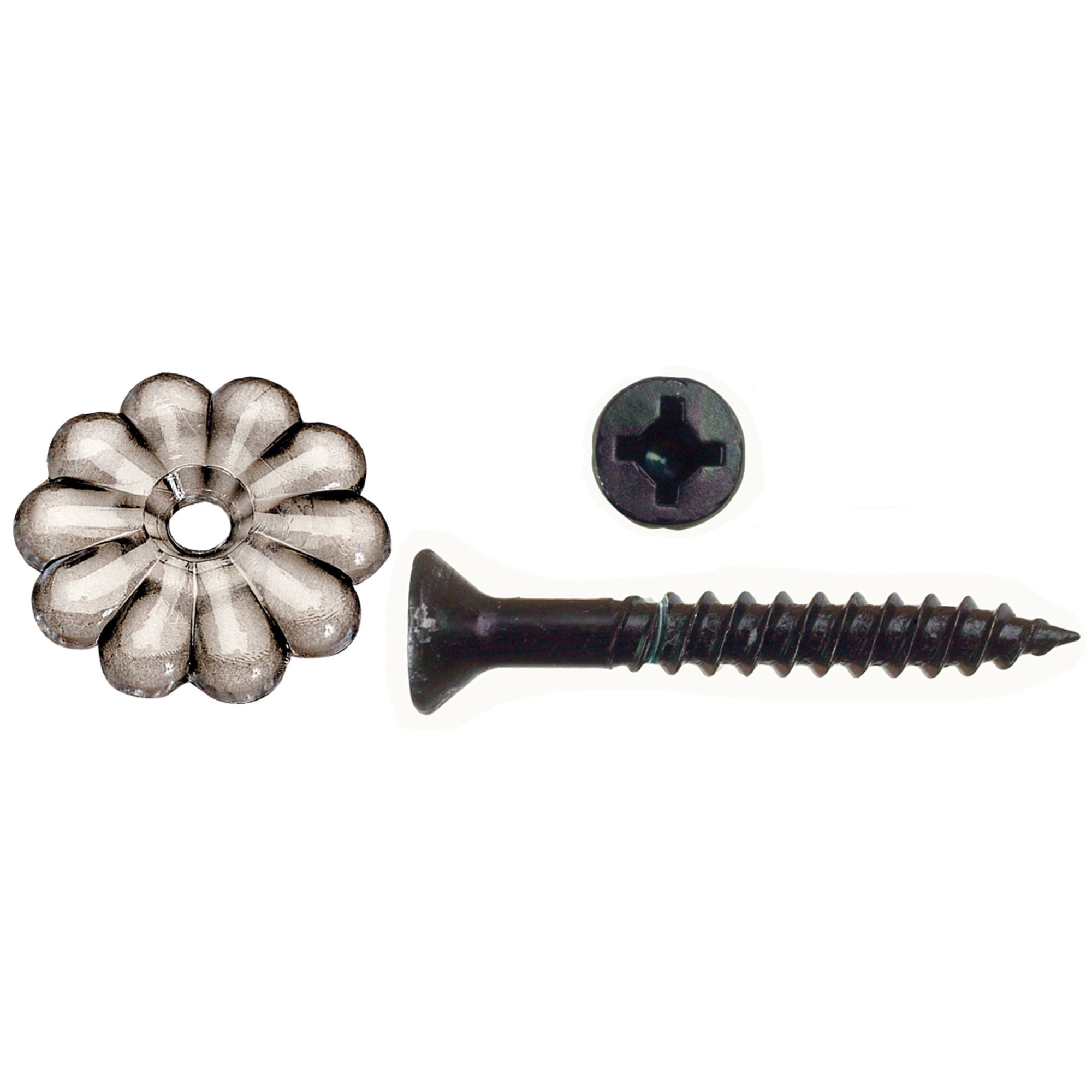 AP Products 012-RTCR100 Rosette and Screw, Pack of 100 - Clear ...