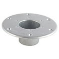 AP Products Round Recessed Mount Table Base, Chrome, Pedestal Base ...