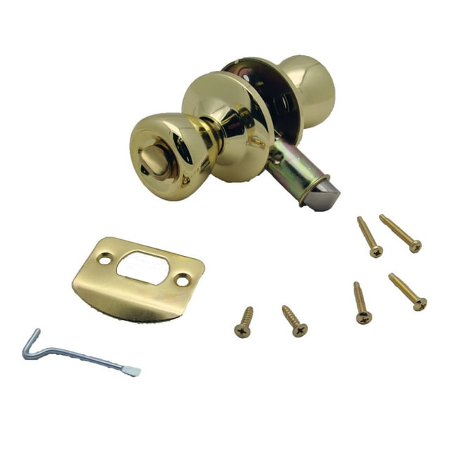 AP Products 013-202 Privacy Lock Set - Polished Brass - Walmart.com