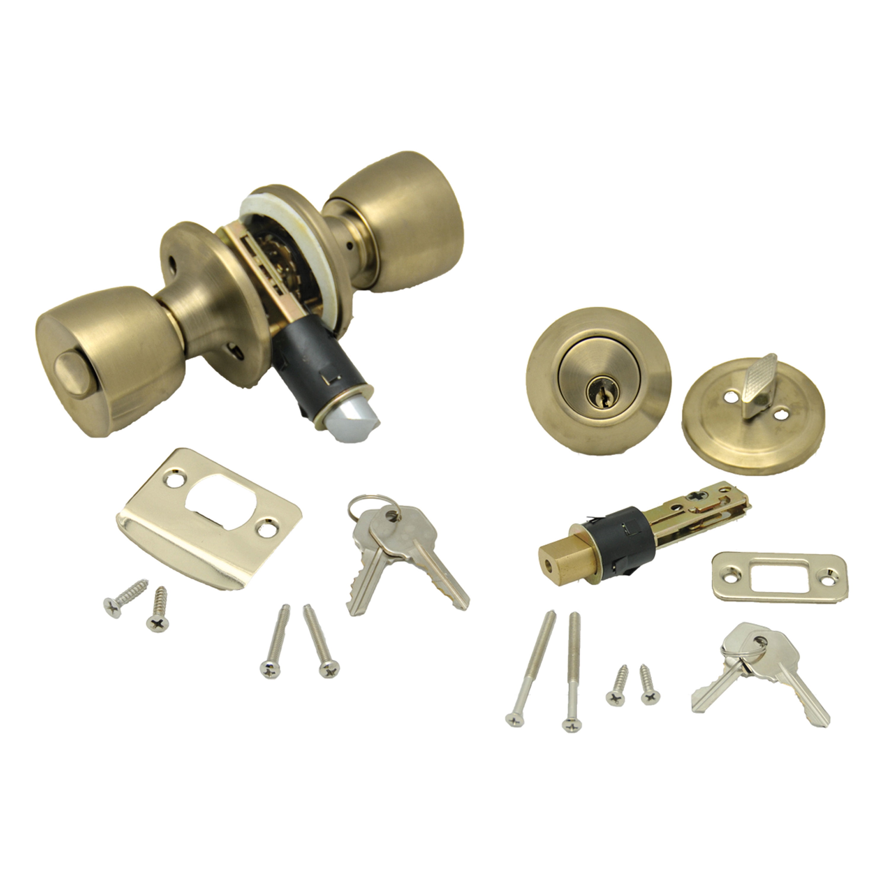 AP Products 013-234 Combo Lock Set with Knob Lock and Dead Bolt ...