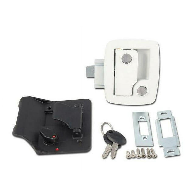 AP Products 013-534 Bauer RV Entry Door Lock, White - Walmart.com