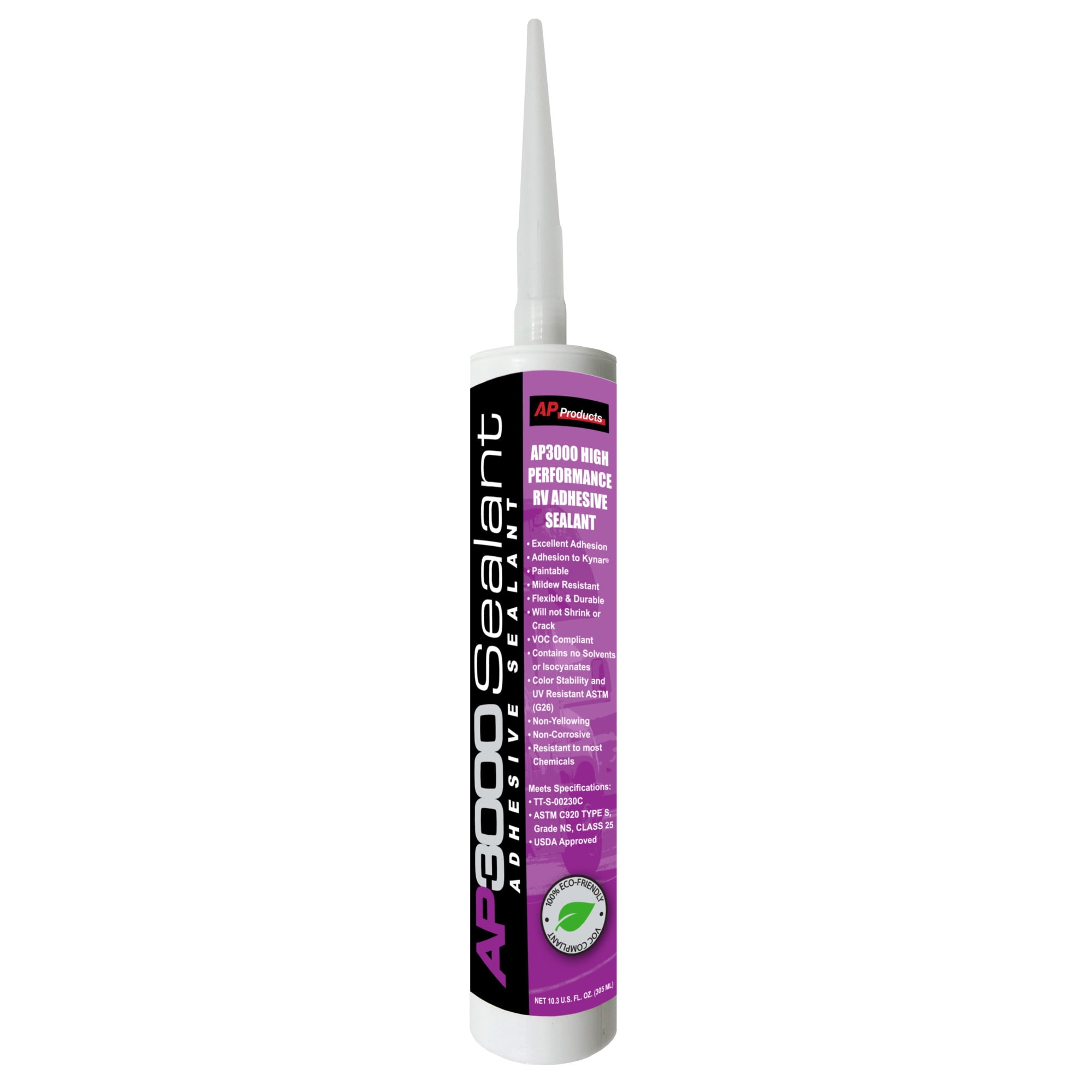 AP Products 017-3001 AP3000 Sealant - 10.3 oz., Black - Walmart.com