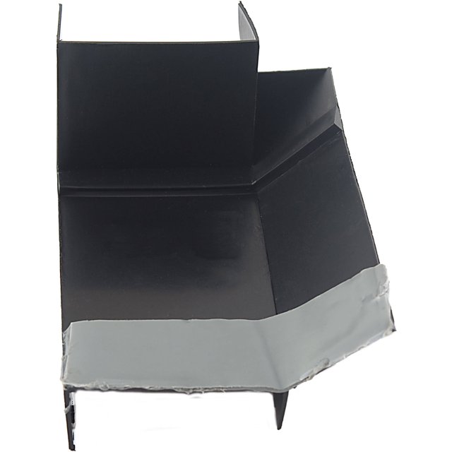 AP Products 018-1161-LH Left Hand Notch Corner Block, Black, 4-1/2" x 2 ...