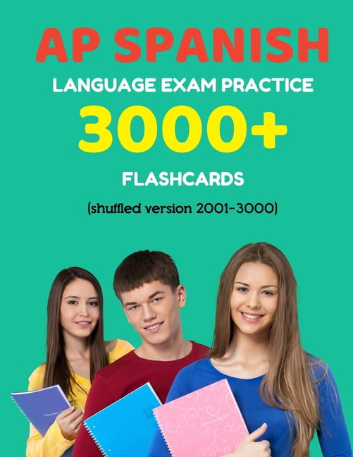 AP Spanish Language Prep Flash Cards: AP Spanish language exam Practice ...