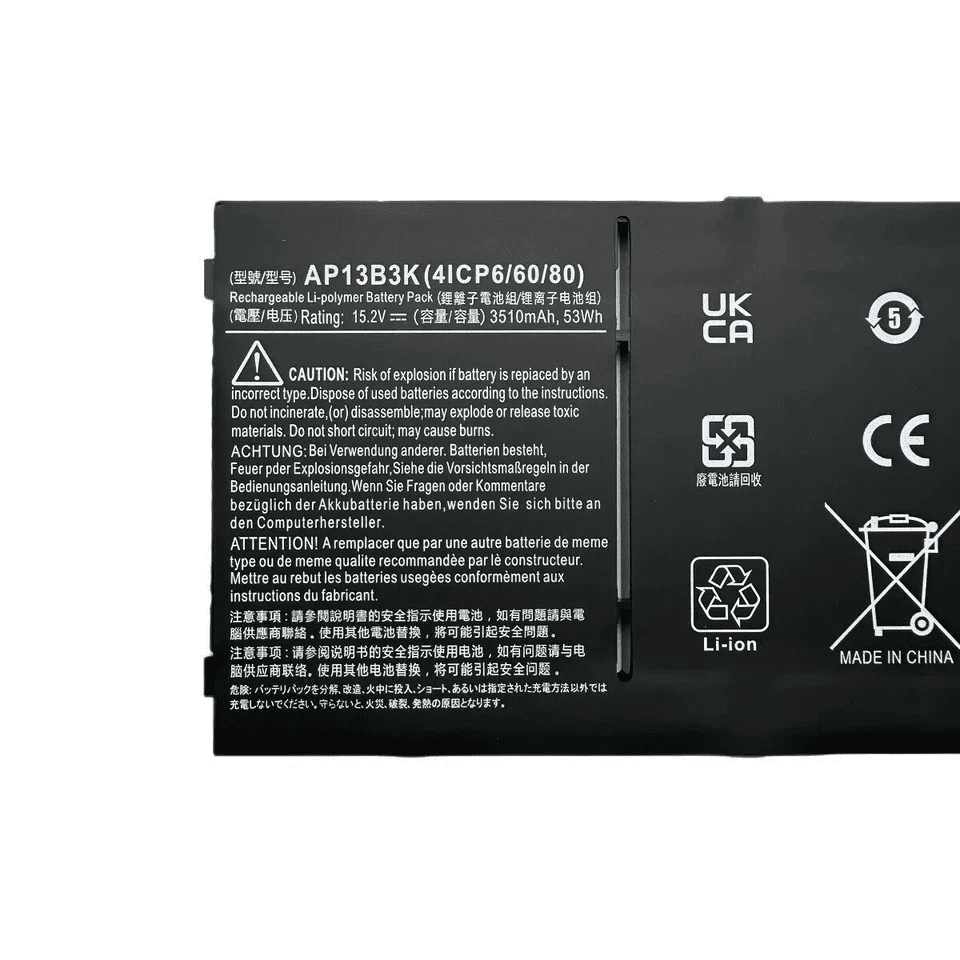 AP13B3K AP13B8K Battery For Acer Aspire M5-583P Series M5-583P-6637 M5 ...