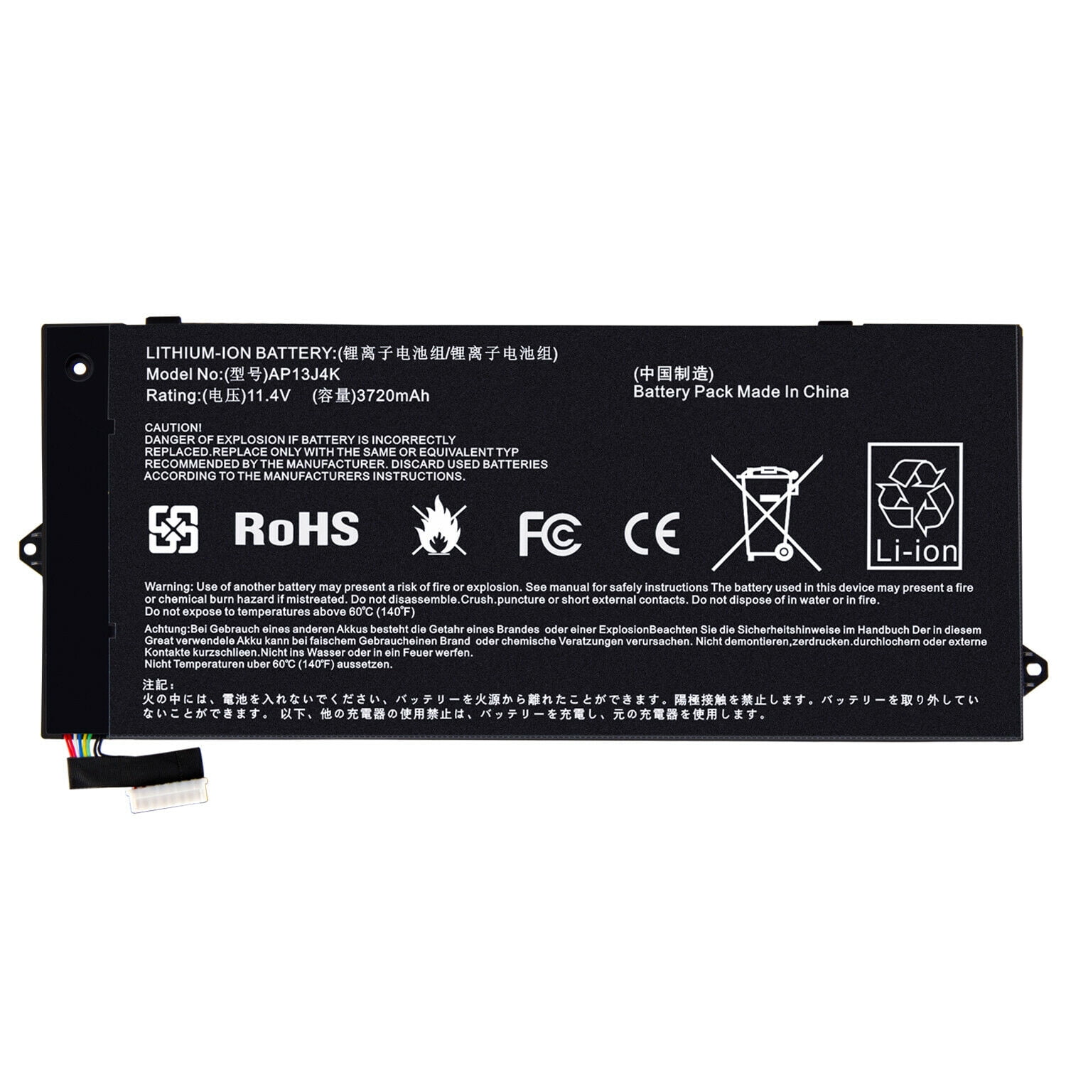 AP13J3K AP13J4K Battery For Acer Chromebook C720-2848 C720 C720P C740 ...