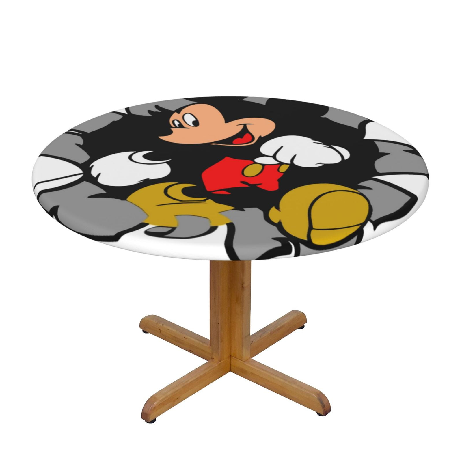 Cartoon Mickey Mouse Round Tablecloth 60 inch, Stain Resistance, Water ...
