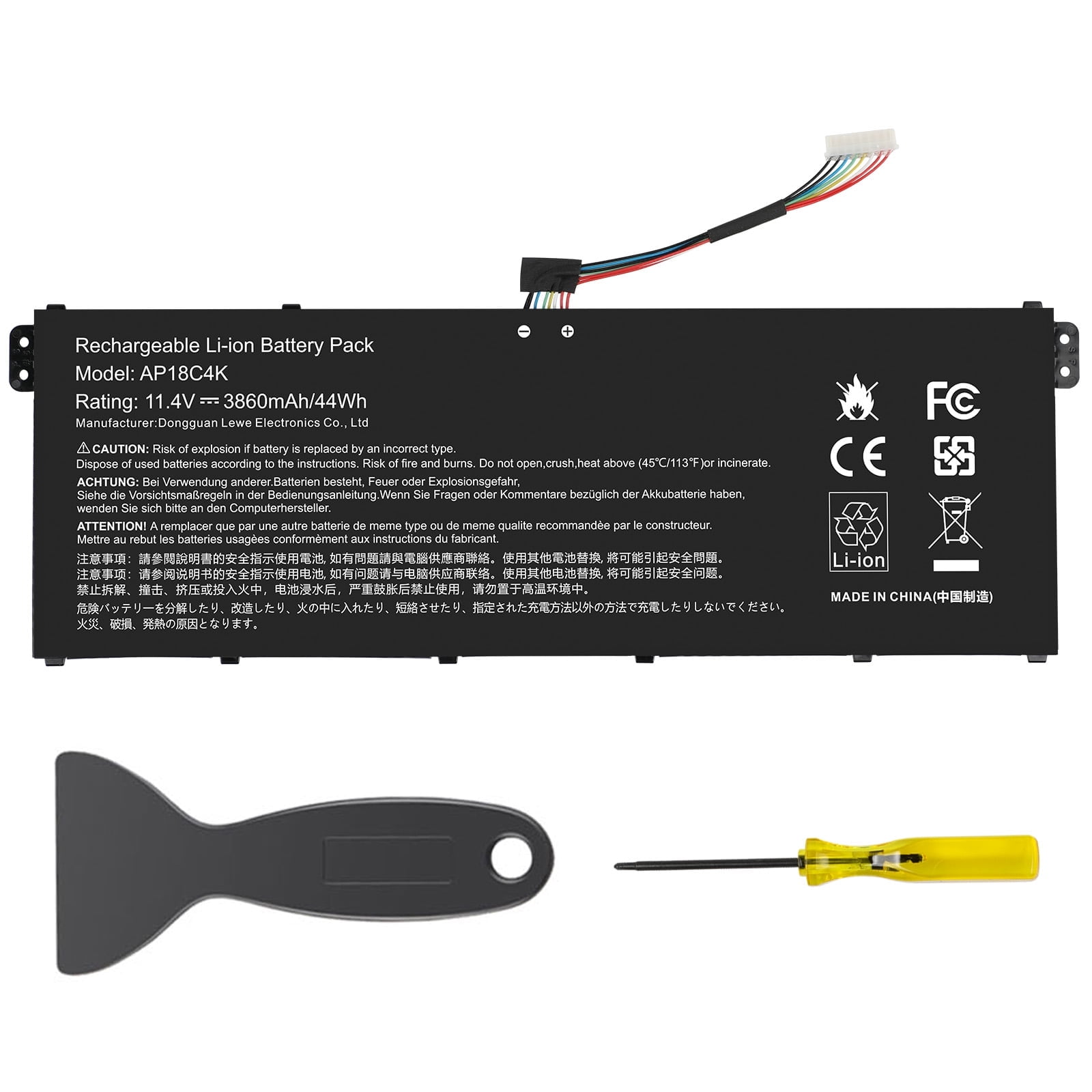 AP18C4K Laptop Battery Compatible with Acer Aspire 5 A515-43 A515-43G ...