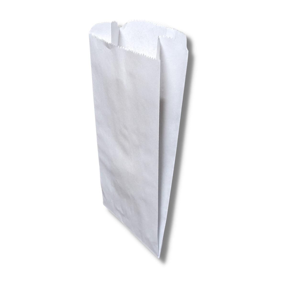 AP4I Pharmacy Prescription Bags, Plain White Paper Rx Bags 5"x2.5"x10 ...