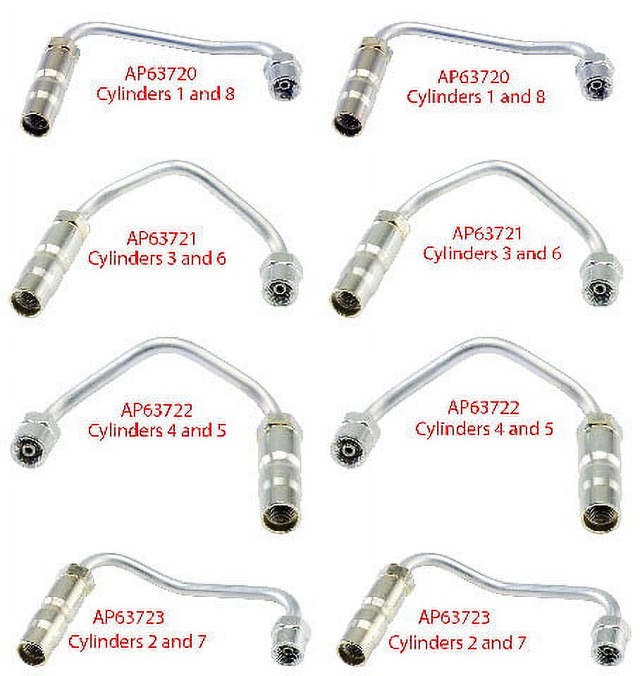 AP63720/21/22/23 Complete Injection Line Set for 2001-2004.5 GM 6.6L ...