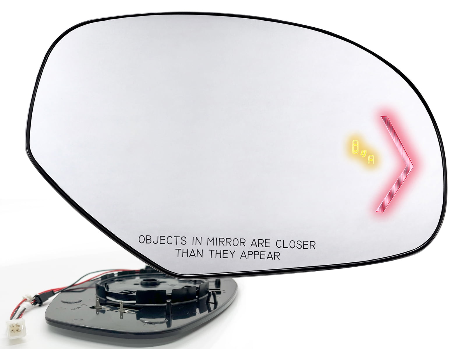 APA Replacement for Exterior Rear View Mirror Glass with Arrow Signal ...