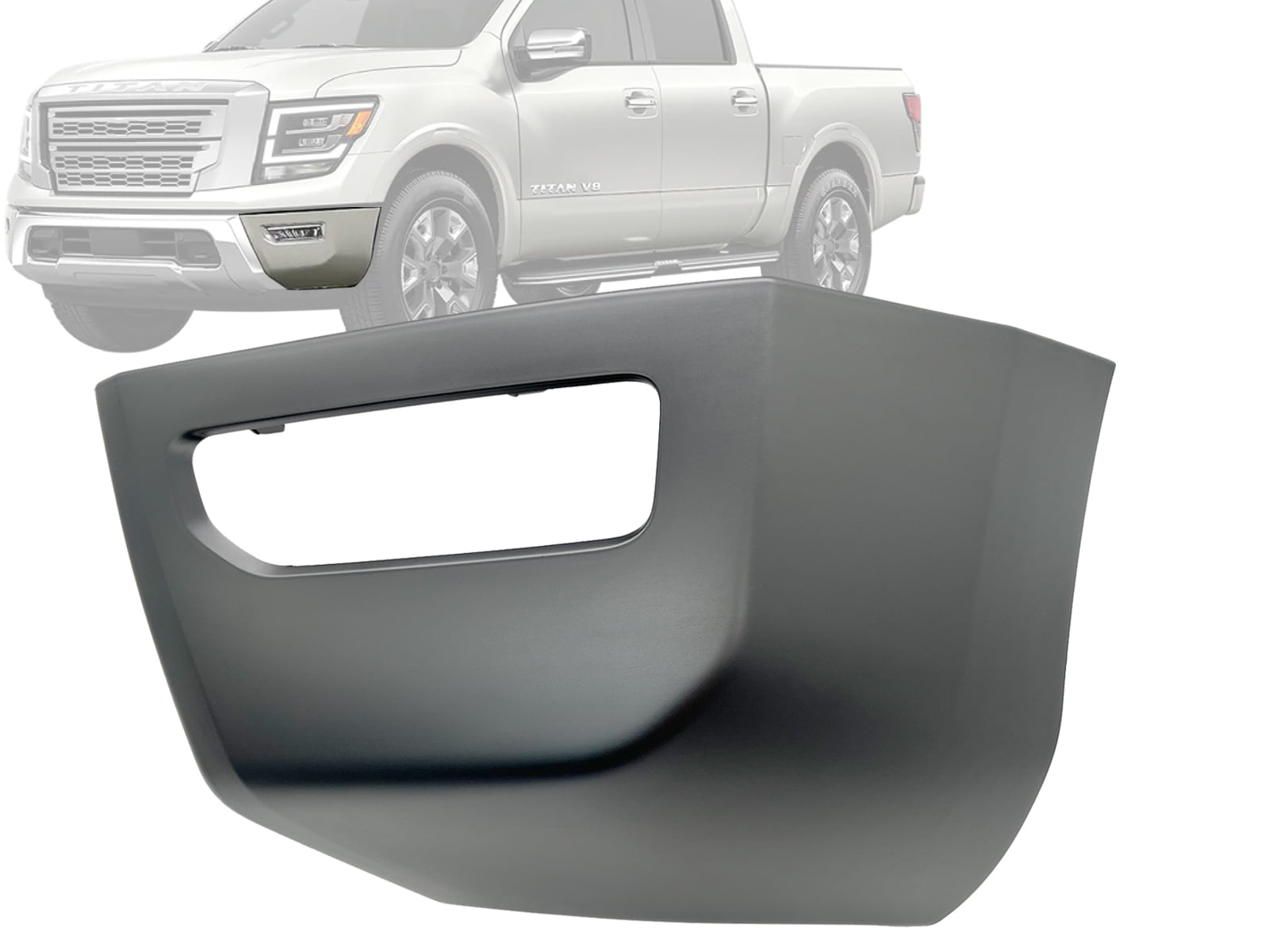 APA Replacement Front Bumper Corner Cover for 2020 2021 2022 2023 Titan ...