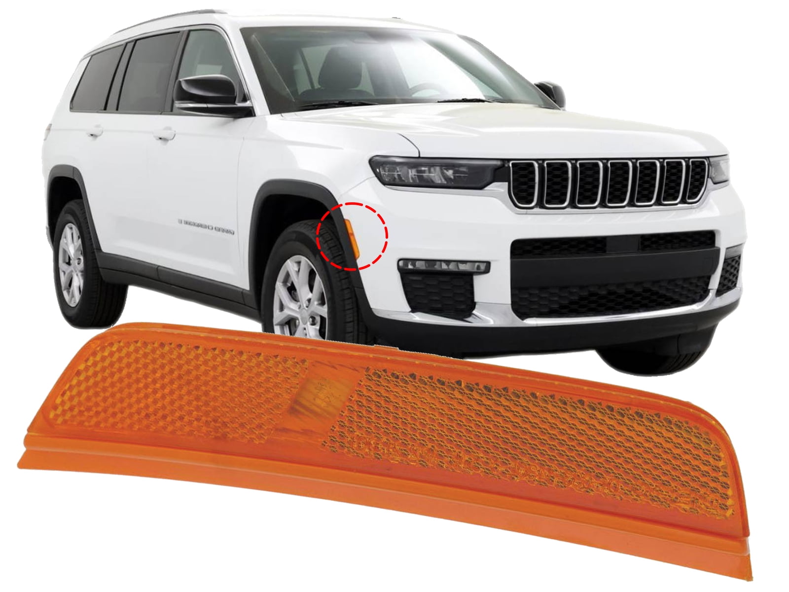 APA Replacement Front Side Marker Lamp LED Type for 2021 2022 2023 ...