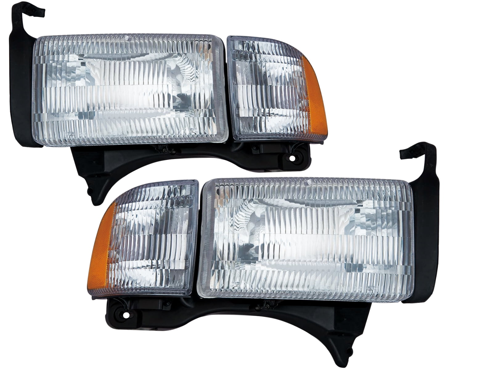APA Replacement Head Light WITH Corner Light for 1994 - 2002 Ram 1500 ...