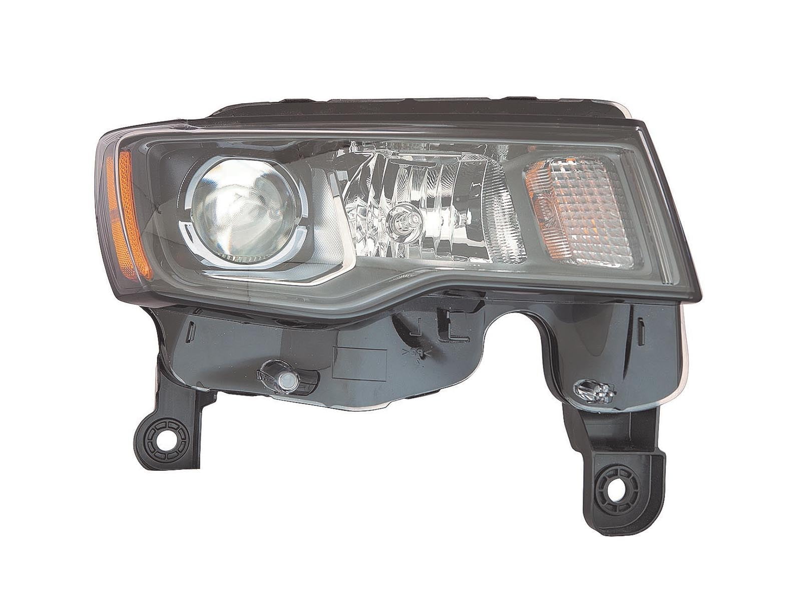APA Replacement Headlight Headlamp With Black Bezel 2017 2018 2019 2020 Grand Cherokee Passenger ...
