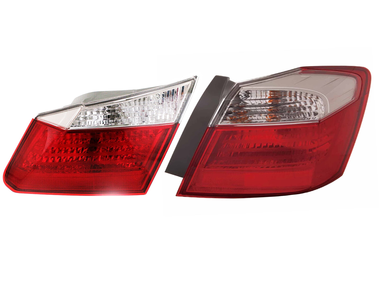 APA Replacement Inner Outer Tail Light for 2013 2014 2015 Accord EX LX ...