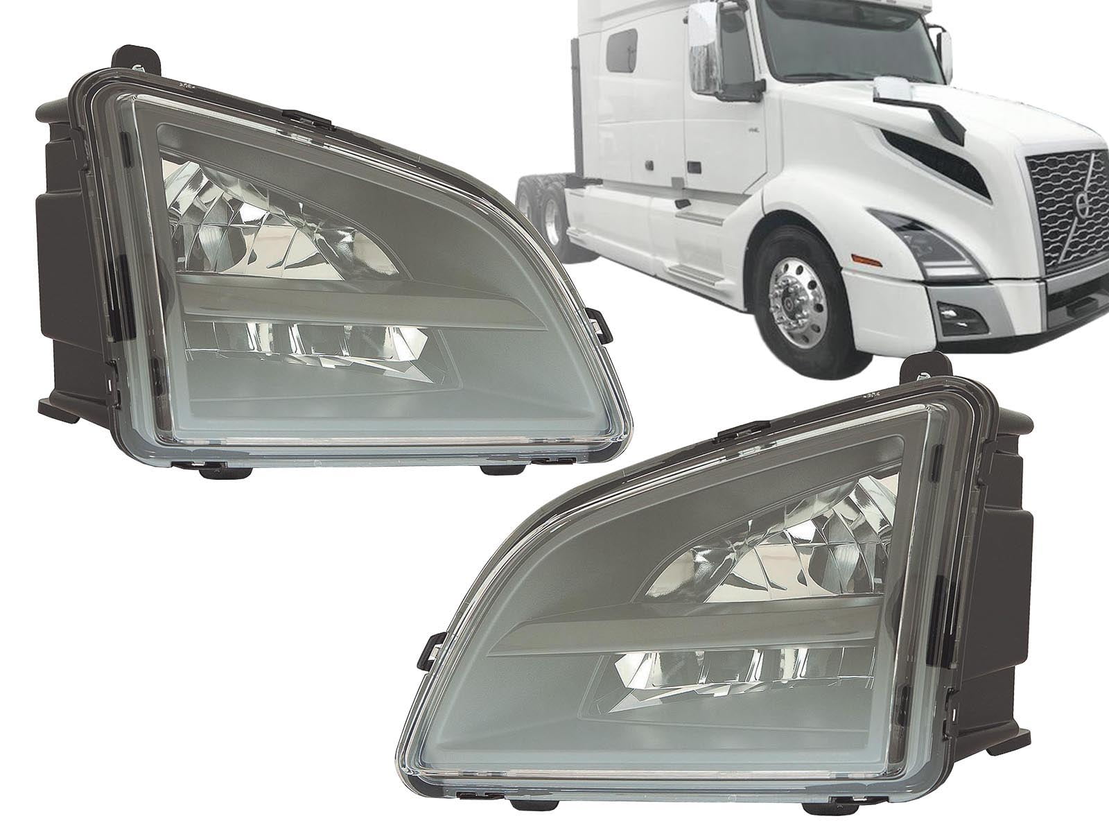 APA Replacement LED Fog Lamp for 2018 - 2022 VNL Series Pair Passenger ...