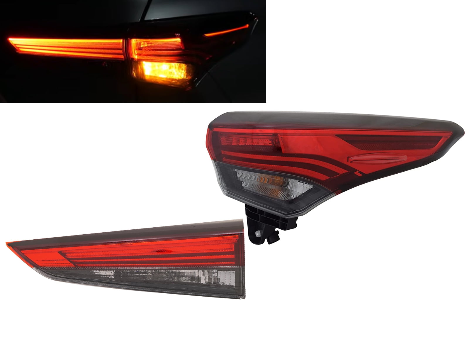 APA Replacement LED Tail Light for 2020 2021 Highlander Passenger Right ...