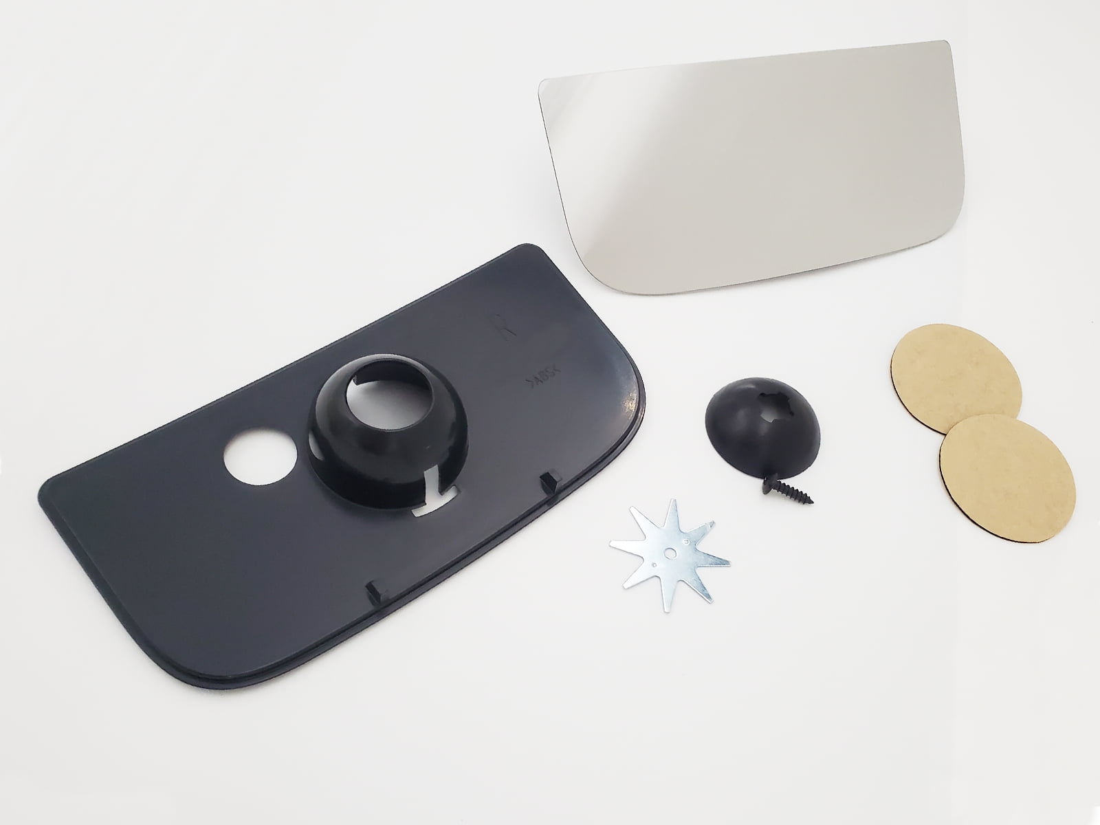 APA Replacement Lower Wide Angle Tow Mirror Glass with Backing Plate ...