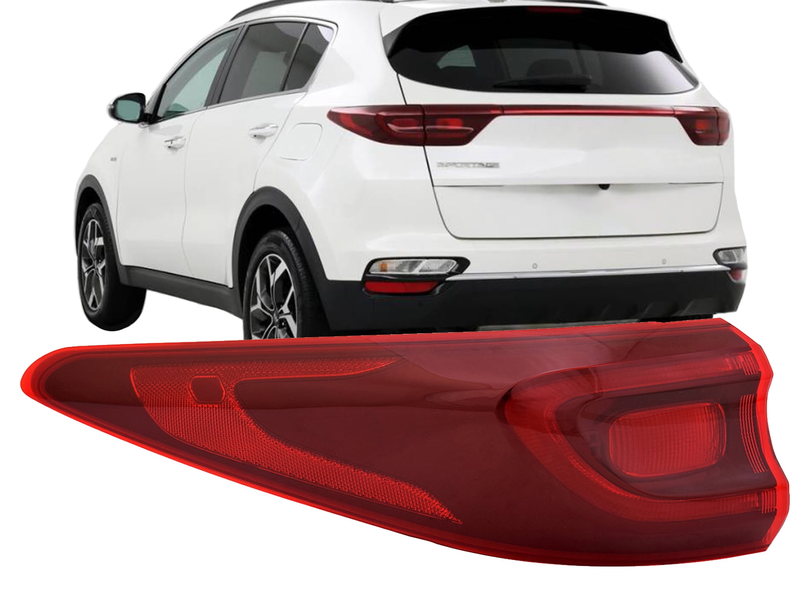 APA Replacement Outer Tail Light Rear Lamp for 2020 2021 2022 Sportage ...