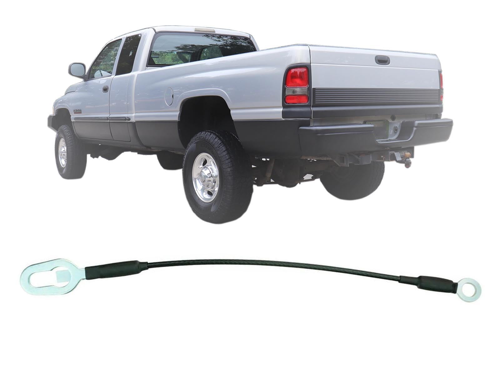 APA Replacement Tailgate Cable for 1994 - 2002 Ram Pickup Truck Ram ...