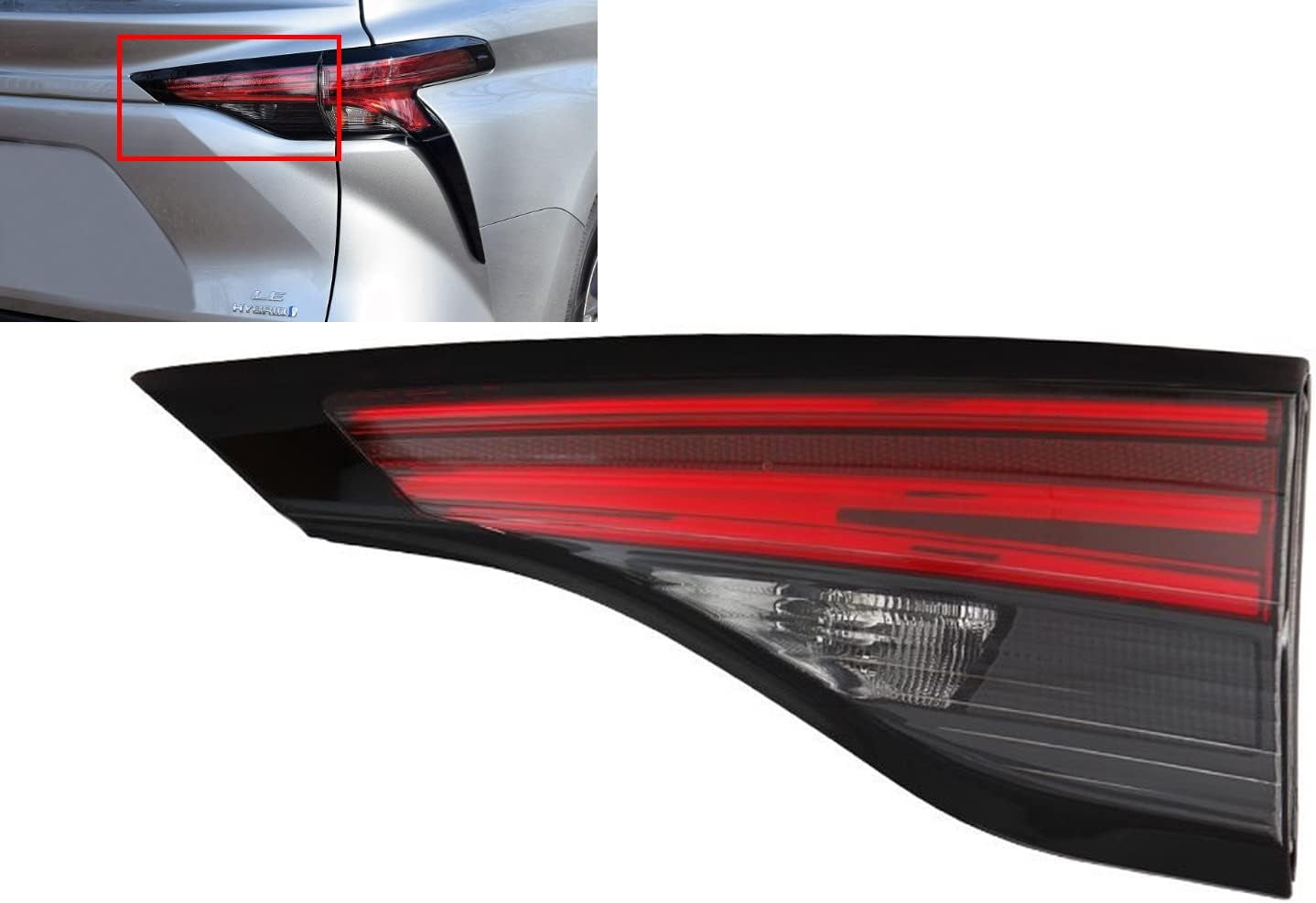 APA Replacement for Inner Tail Light Back-Up Lamp 2021 2022 Sienna LE ...