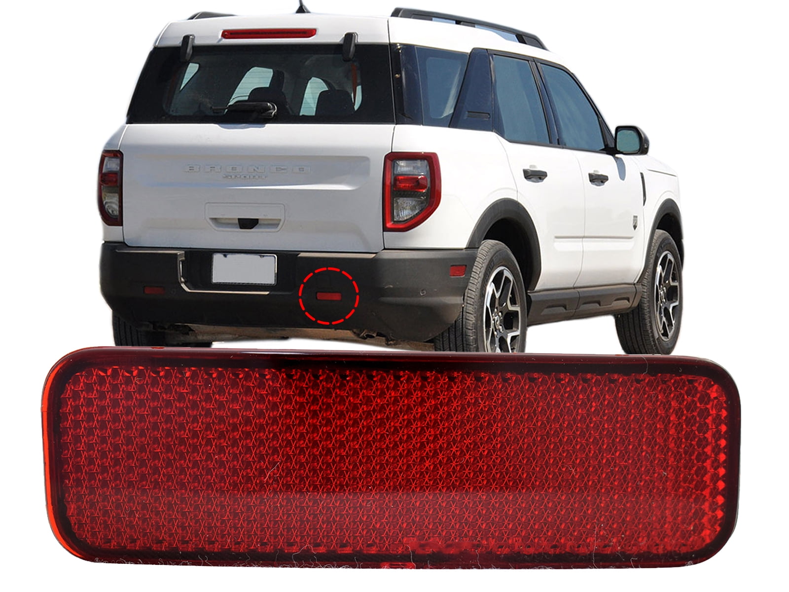 APA Replacement for Rear Bumper Reflector 2021 2022 Bronco Sport ...