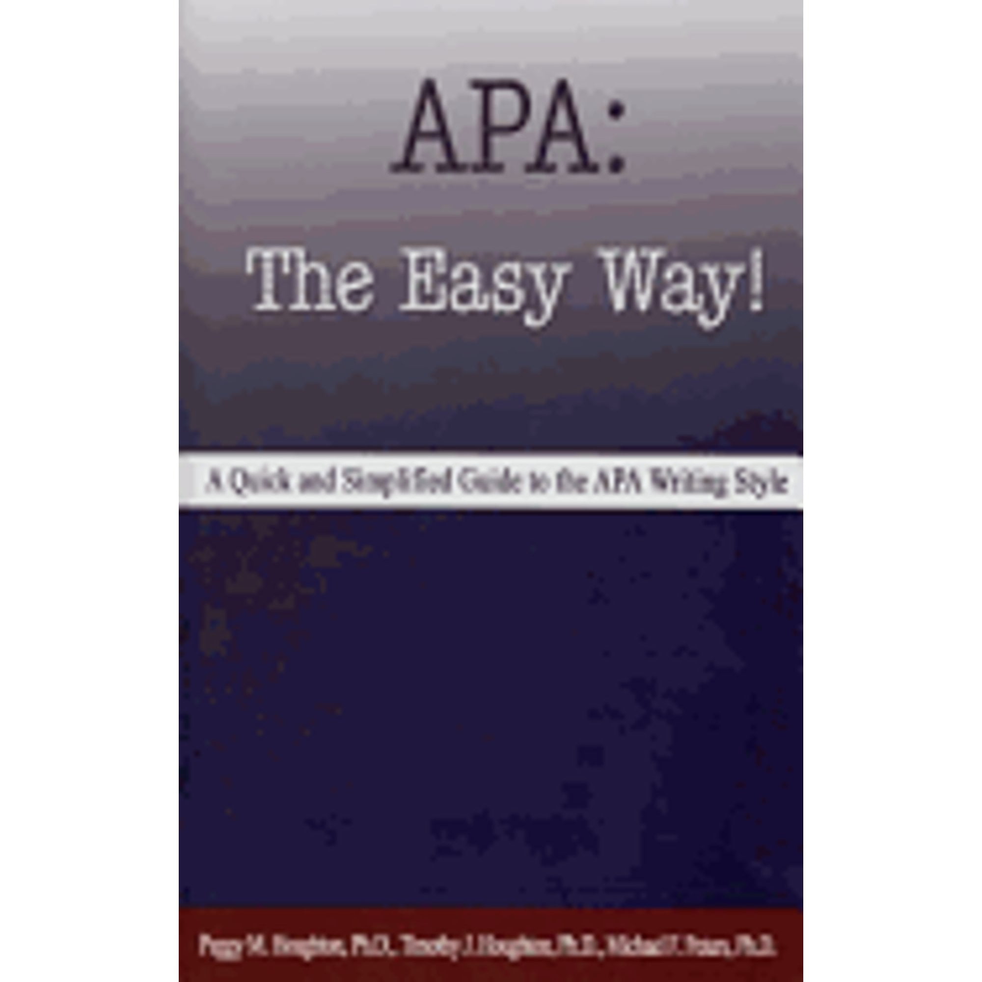 Pre-Owned APA: The Easy Way! for APA 5th edition - NOT 6th Hardcover ...