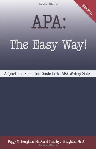 Pre-Owned APA: The Easy Way!: A Quick and Simplified Guide to the APA ...