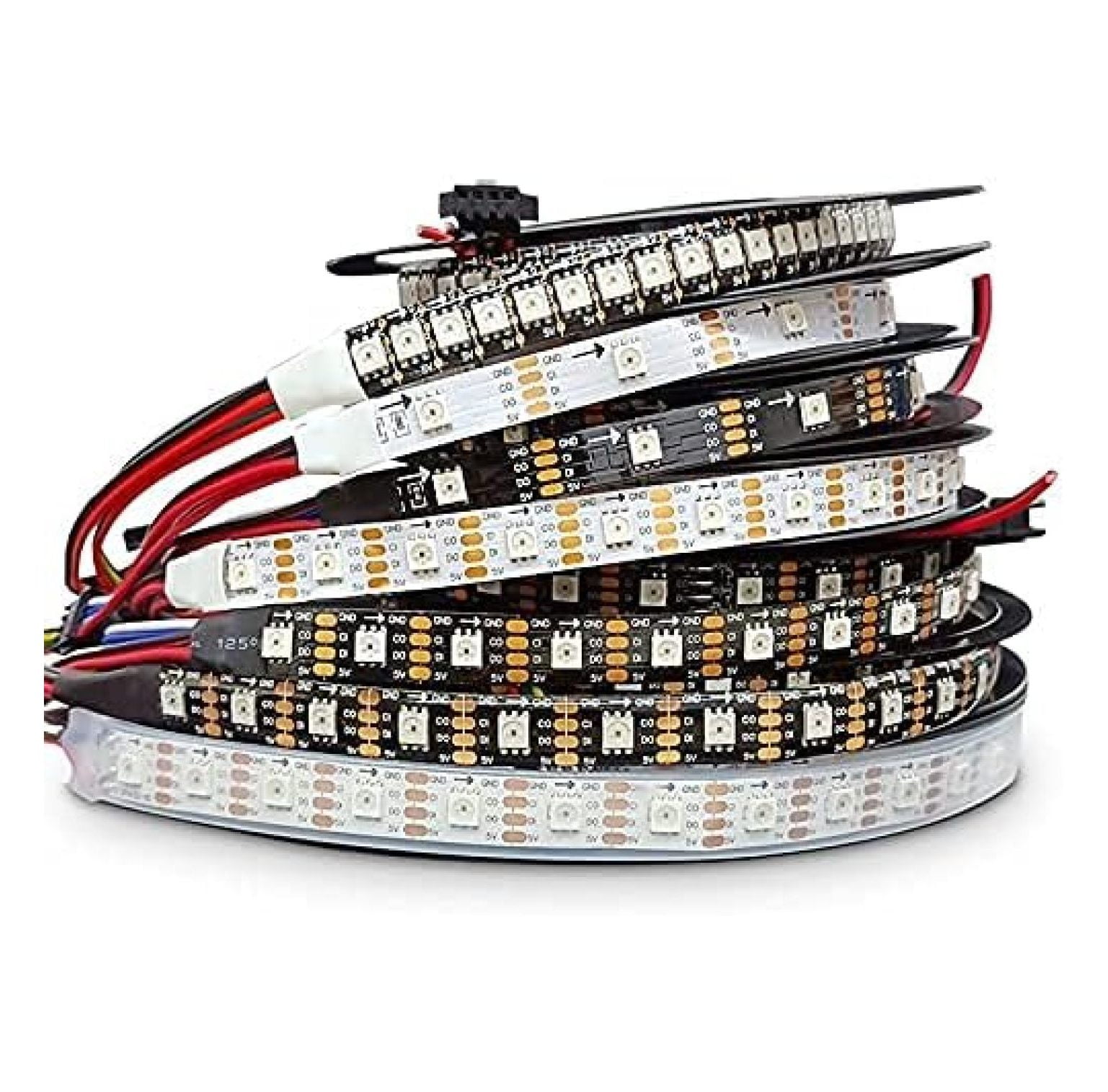 APA102 Smart led Pixel Strip Light 5m/lot;DC5V 30/60 LEDs/Pixels/m;Data ...