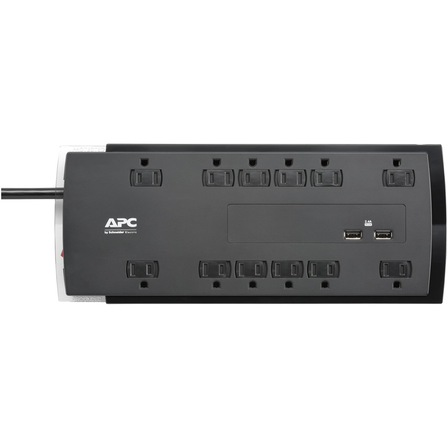 APC 12-Outlet Surge Protector P12U2 with USB Charging Ports ...