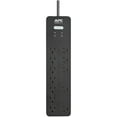 APC 12-Outlet Surge Protector Power Strip 2160 Joules, SurgeArrest Home ...