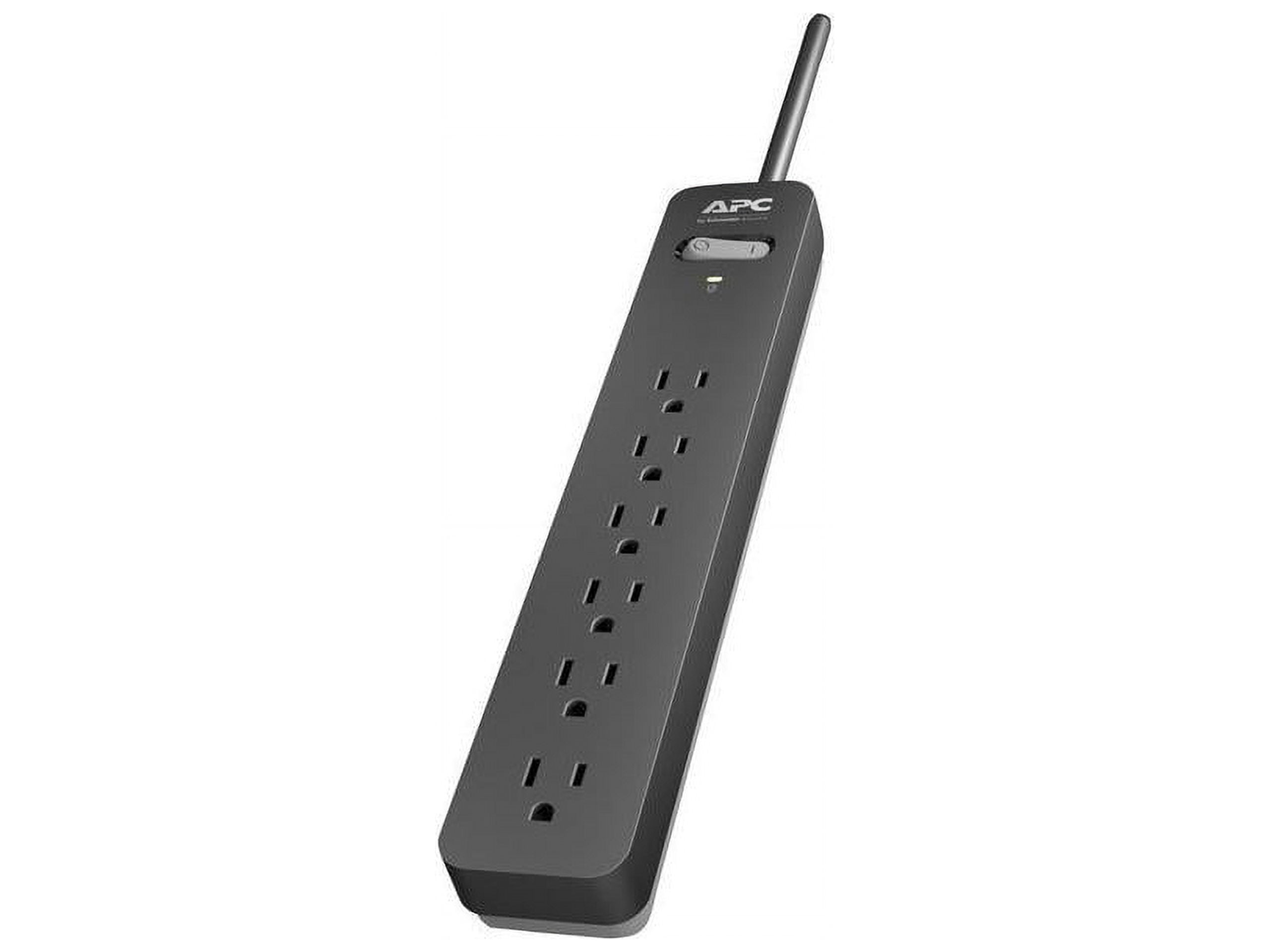 APC 6-Outlet Surge Protector 1080 Joule with 25-Foot Power Cord ...