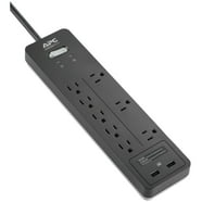 APC 11-Outlet Surge Protector 3020 Joules with Telephone, DSL and ...
