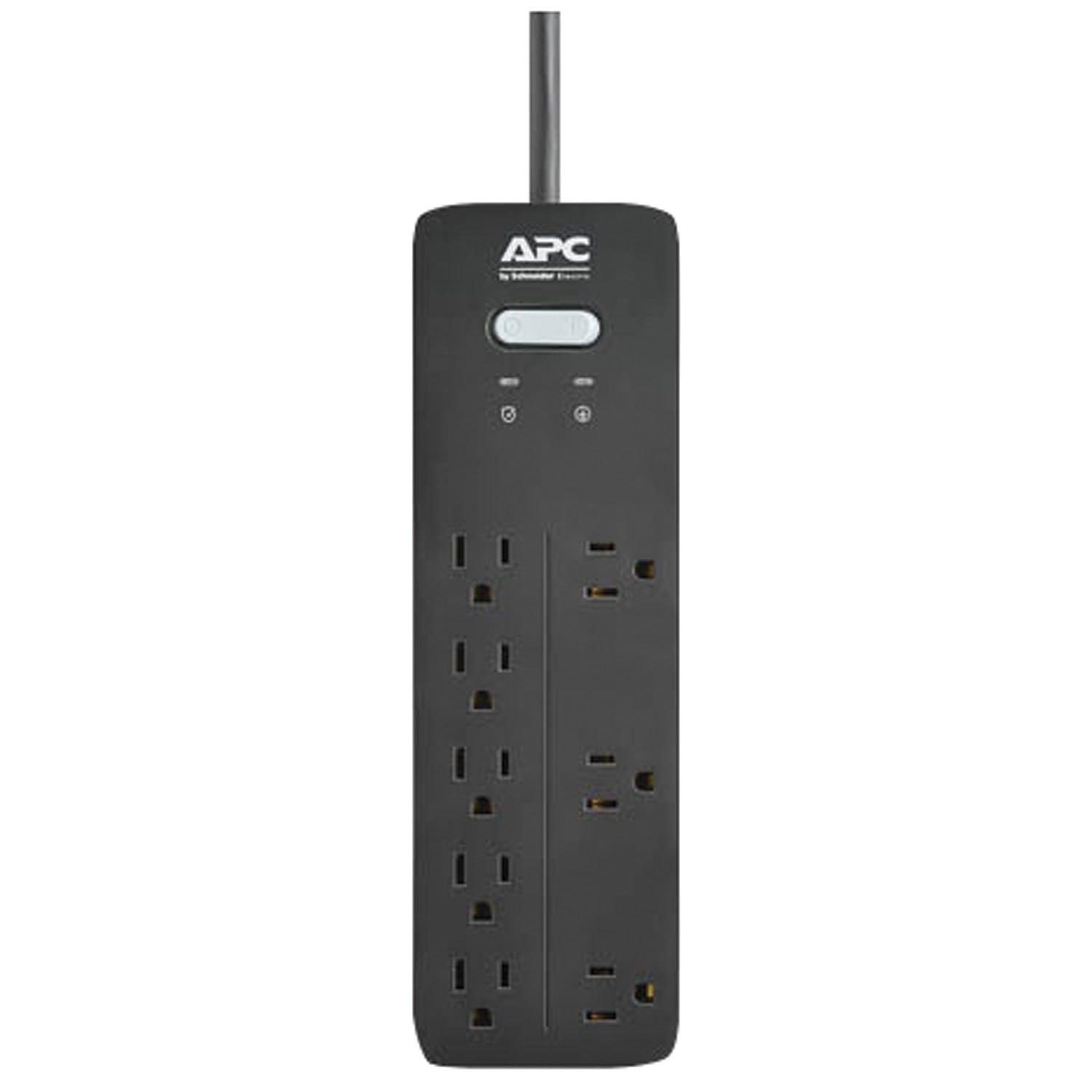 APC 8-Outlet Mountable Power Strip Surge Protector, SurgeArrest Home ...