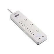 APC 6-Outlet Surge Protector 1080 Joules, SurgeArrest Essential (PE66W ...