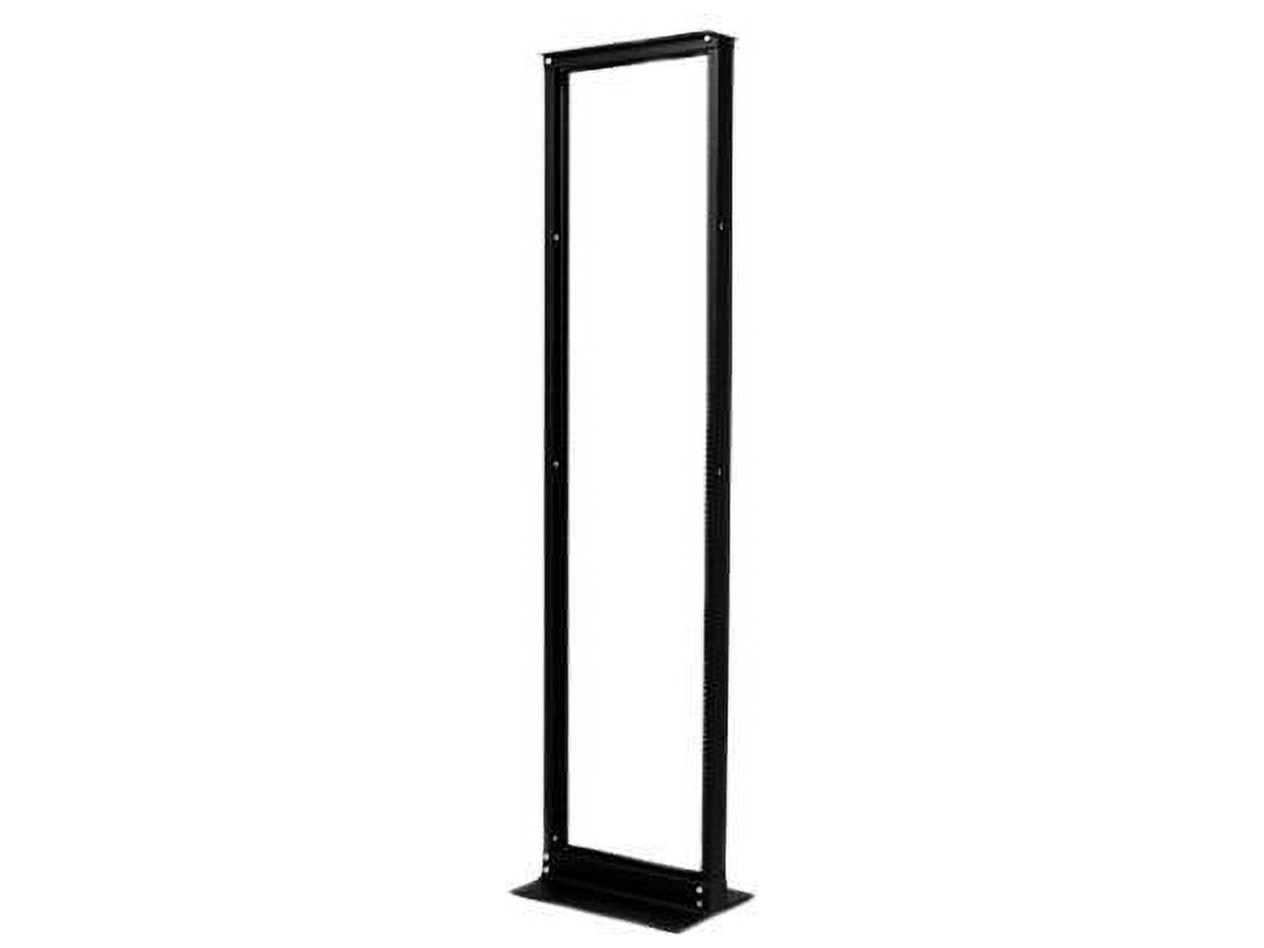 APC AR201 45U NetShelter 2 Post Rack 45U #12-24 Threaded Holes Black ...