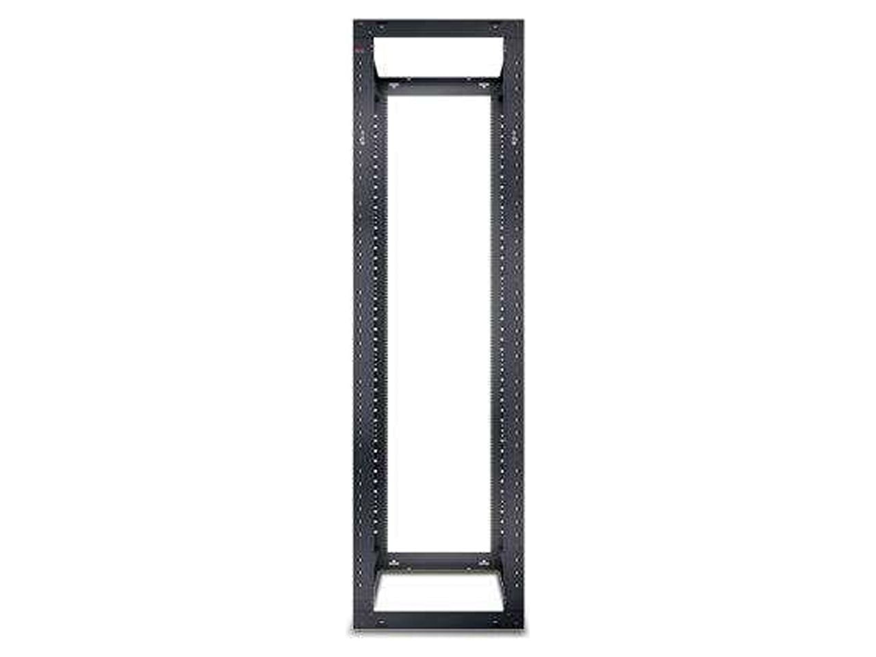 APC AR204A 44U NetShelter 4 Post Open Frame Rack #12-24 Threaded Holes ...