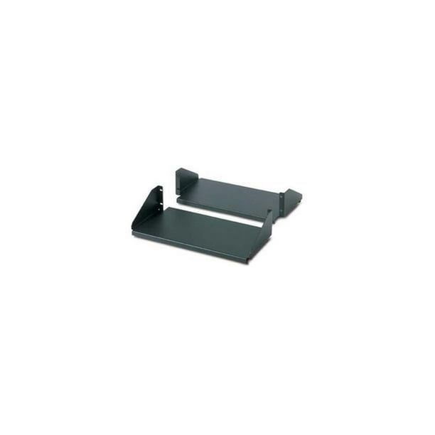 APC AR8422 Double Sided Fixed Shelf for 2-Post Rack 250 lbs Black ...