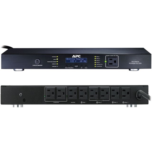 APC AV G-Type Line Conditioner G5BLK - Walmart.com