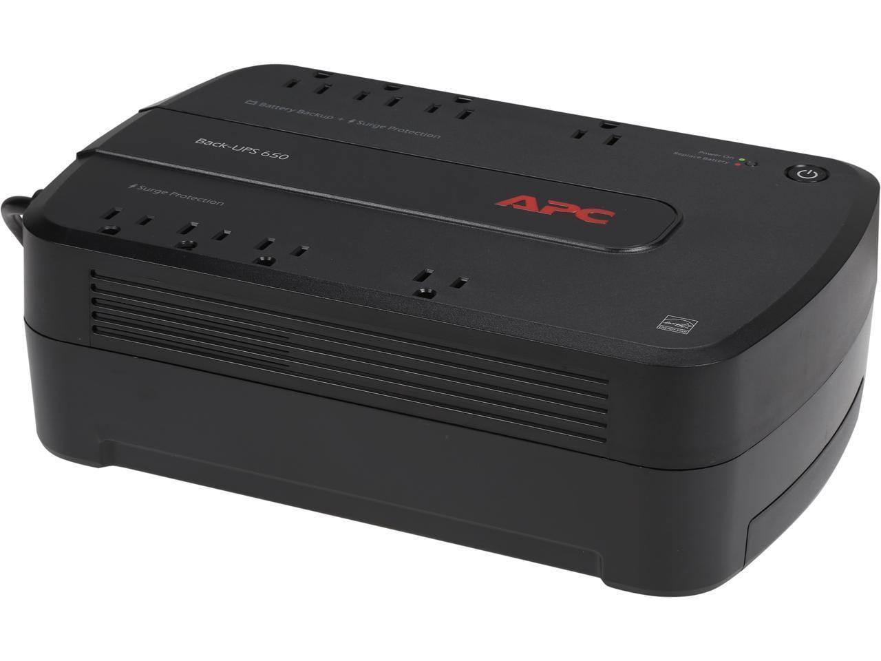 APC BE650G1 Back-UPS 650 VA 8-outlet Uninterruptible Power Supply (UPS ...