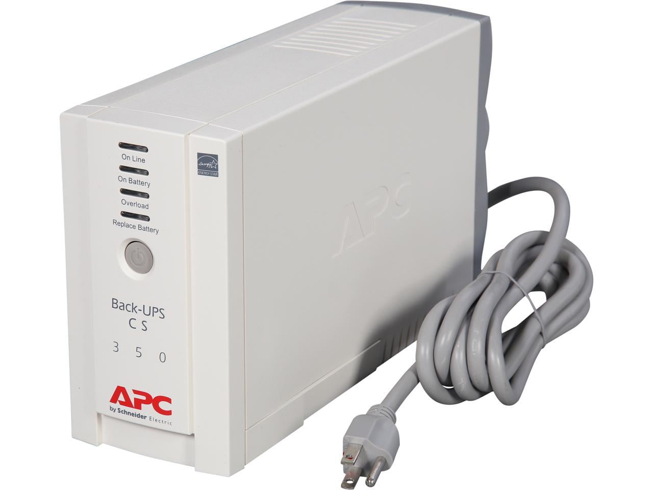 APC Back-UPS BK350 350VA 210W 6 Outlets UPS - Walmart.com