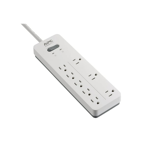 APC Home Office Surgearrest 8-Outlet Mountable Surge Protector Power ...