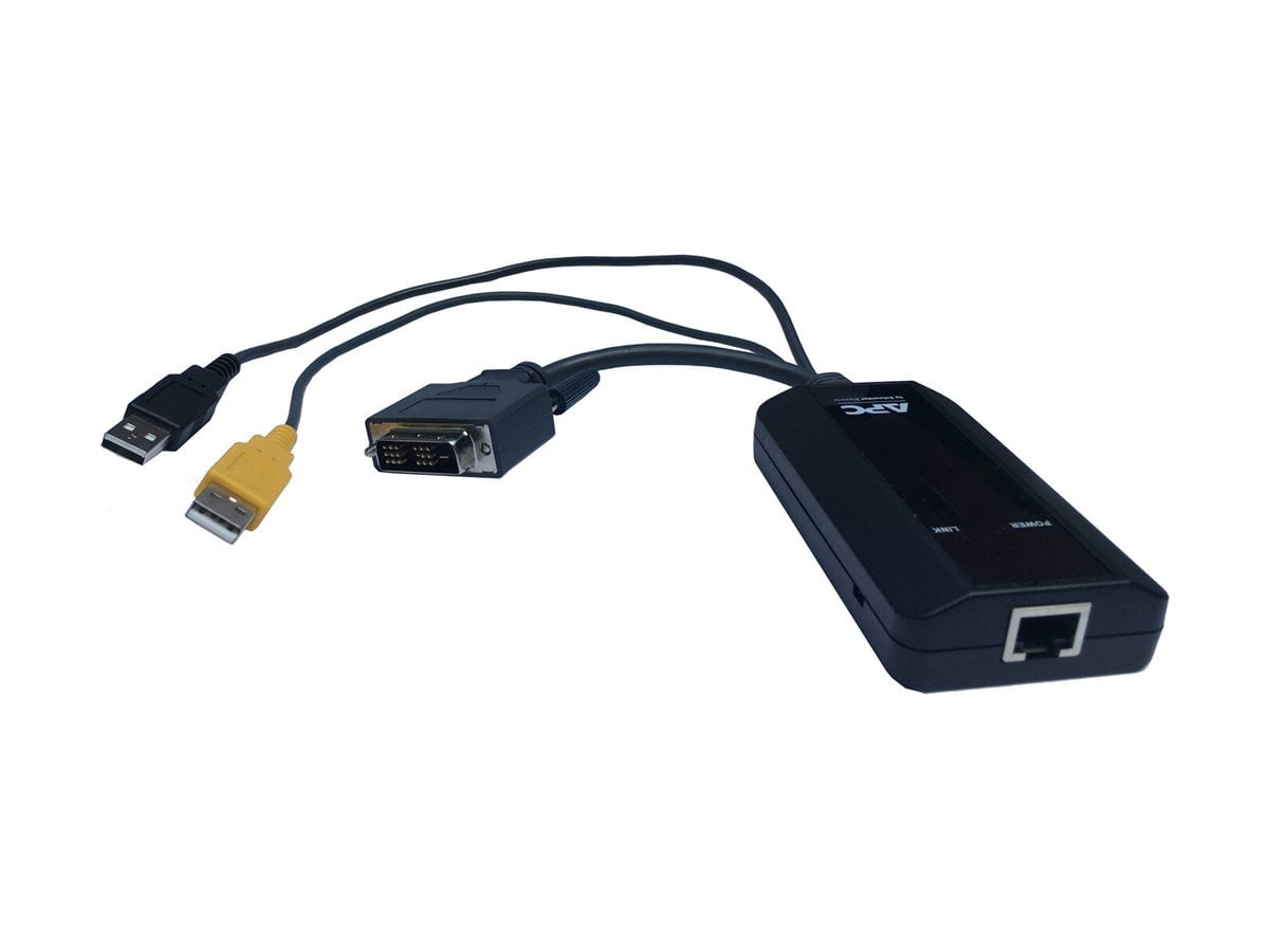 APC KVM 2G SERVER MODULE, DVI WITH VIRTUAL MEDIA AND CAC - KVM extender ...