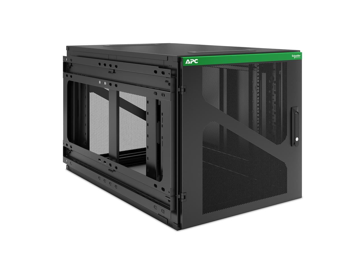 APC NetShelter 12U Wallmount Rack Enclosure Cabinet Side Mount UPS ...