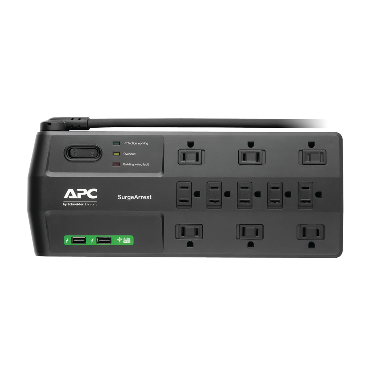 APC P11u2 11-outlet Surgearrest Surge Protector with 2 Ports - Walmart.com
