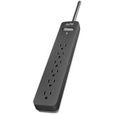 APC 6-Outlet Power Strip Surge Protector, Essential Series PE610 with ...