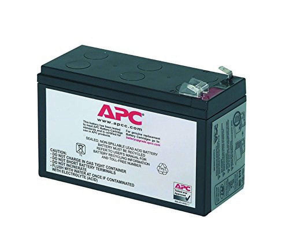 APC Replacement Battery Cartridge, VRLA battery, 9Ah, 12VDC (RBC17 ...