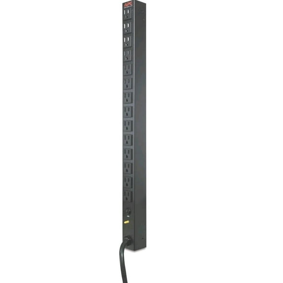 APC Rack Mount PDU Basic 100V-120V/20A (14) Outlets 0U Vertical ...